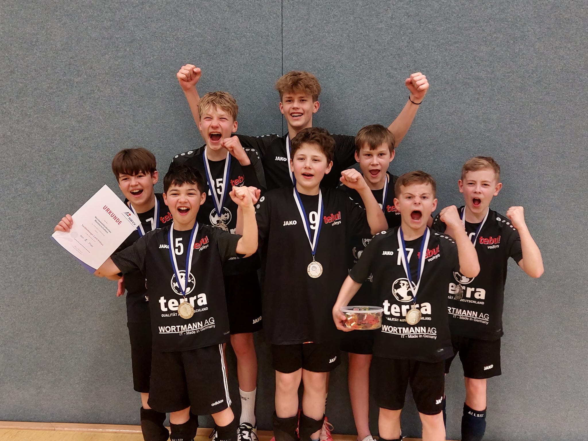 U14 fährt zur Deutschen Meisterschaft - Tebu Volleys